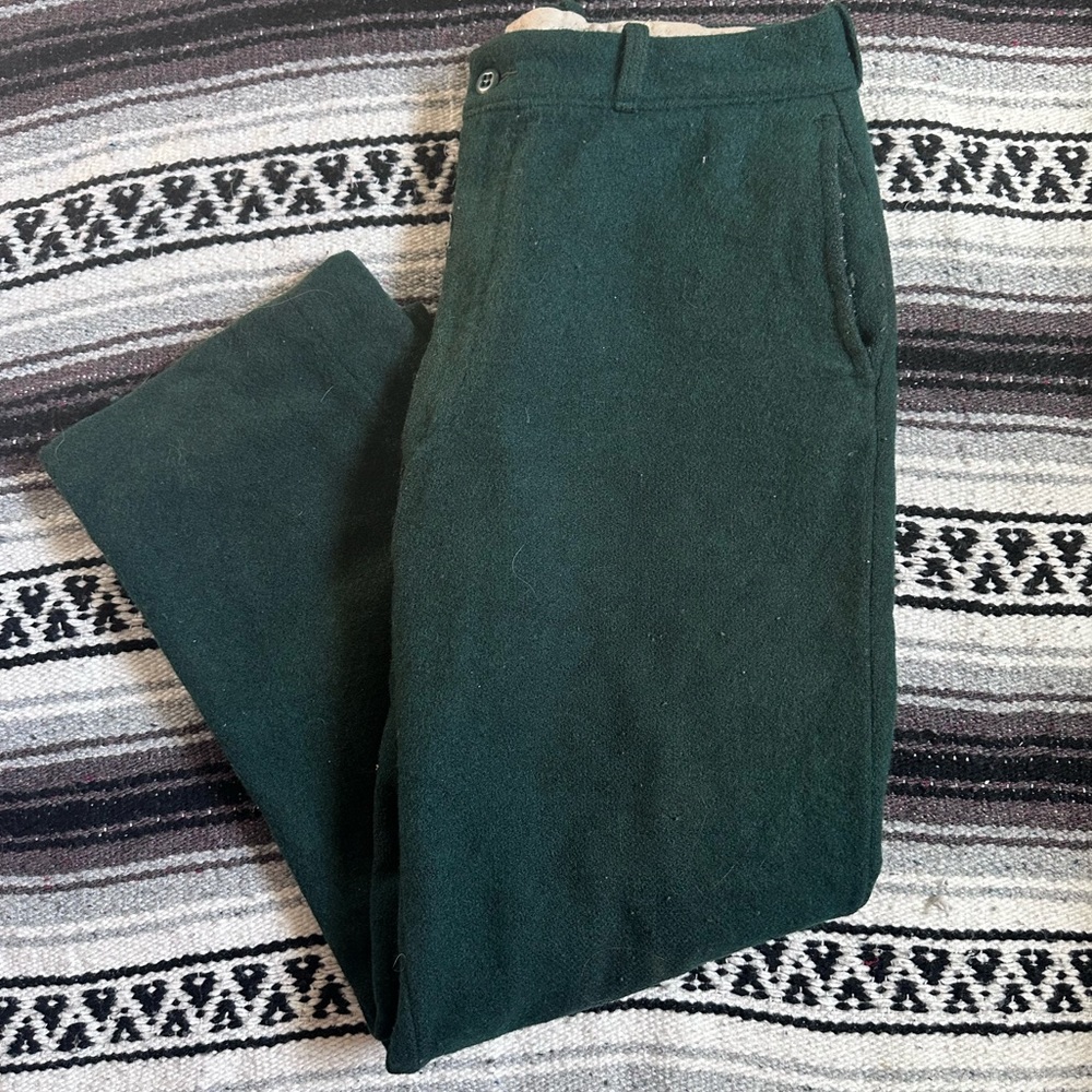Filson Rare Vintage Forest Service Pants Hunter Green… - Gem